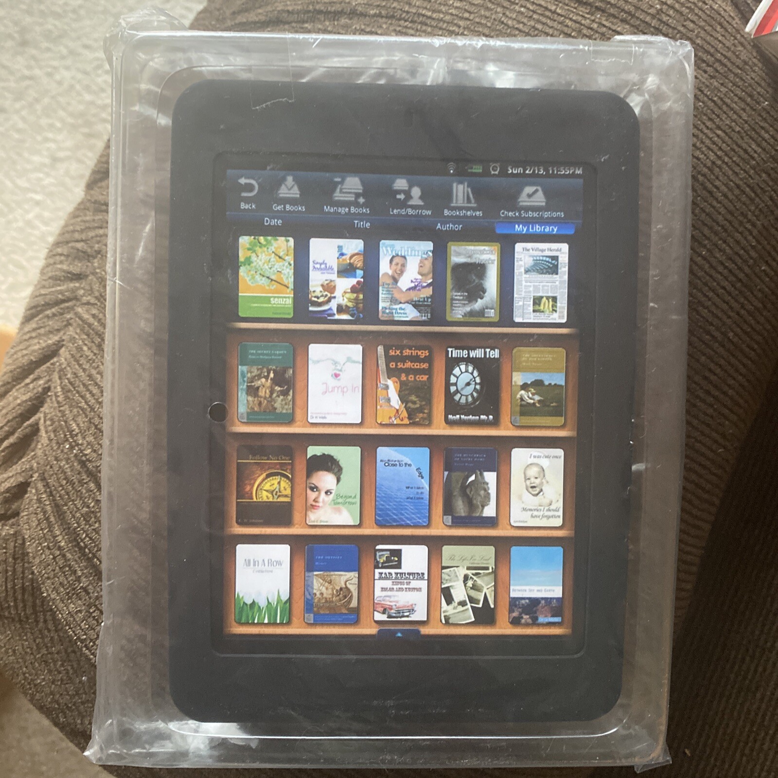 Pandigital Novel Color eReader 2gb Bundle Model # PRD07T20WBL1 for sale ...