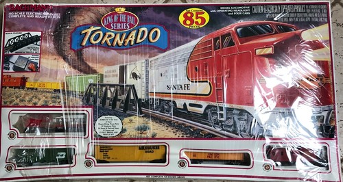 Vintage 1990 Bachman Tornado King of the Rail Series 85 Pcs HO Scale ...