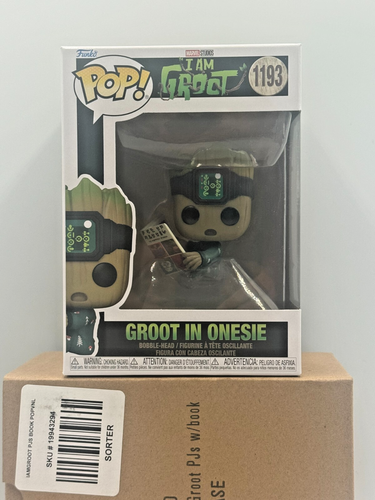 Funko POP! Marvel Studios I Am Groot Figure - GROOT - Holding Book ...