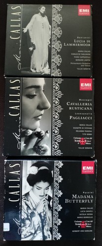 3 Maria Callas Opera CD Box Sets - Donizetti, Leoncavallo, Puccini: M ...