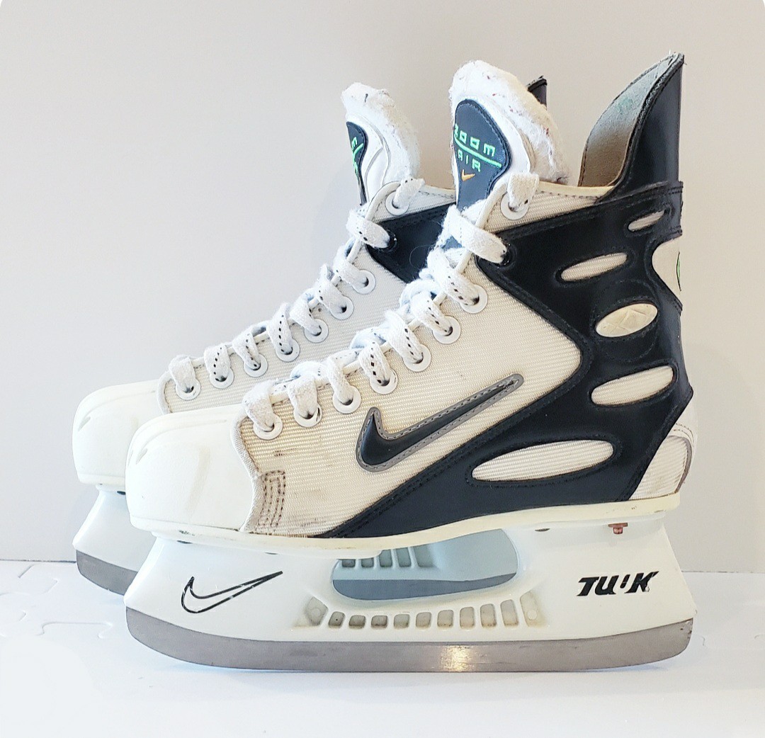 Nike Air zoom Hockey Skates Federov Vintage White | eBay