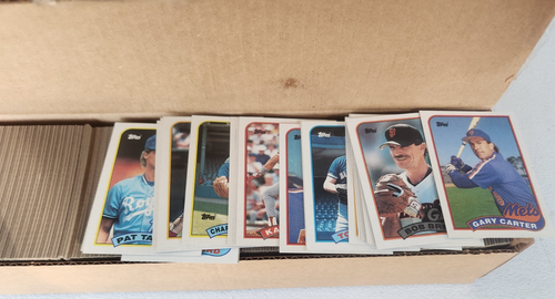 1989 Topps BASEBALL FACTORY BROWN BOX SETS LOT OF 7 COMPLETE SETS WITH ...