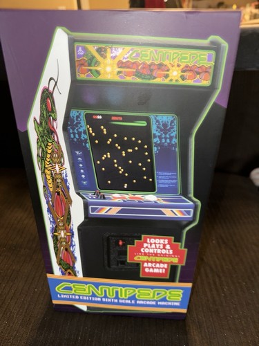 New Wave Toys Replicade Atari Centipede 1/6 Scale Arcade Game 100% ...
