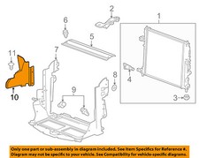 GM OEM Radiator-baffle Right 15773378 for sale online | eBay