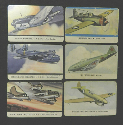 (11) 1940s AIRPLANE AIRCRAFT TRADING CARD LOT | eBay