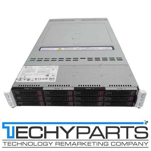 Rubrik Supermicro 6028BT-HNC1R+ 2U 12-Bay 4-Node X10DPT-B+ LGA2011-3 ...