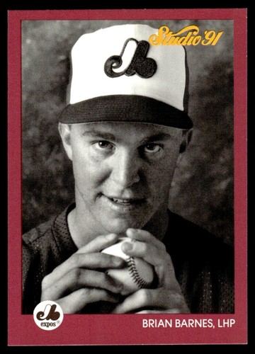 1991 Studio #192 Brian Barnes Rookie Montreal Expos | eBay