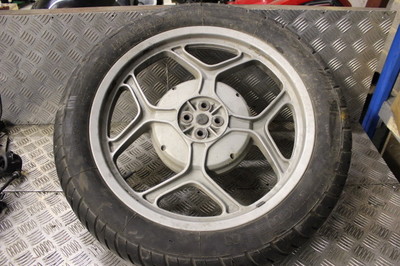 Genuine BMW R65 TIC 650 18 inch rear back wheel rim 1978-1984 Ex-Police ...