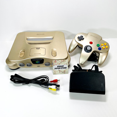 Nintendo 64 Gold Console N64 Chose Controller Cables REGION FREE | eBay