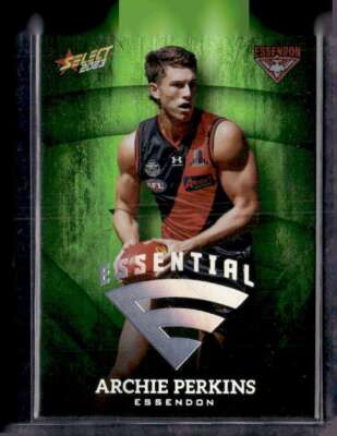 2023 AFL SELECT FOOTY STARS, ARCHIE PERKINS GREEN ESSENTIAL 006/252 LOW ...
