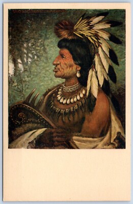Postcard Boonark Chieftain Of The Bannock A Shoshonean Tribe Idaho B144 ...