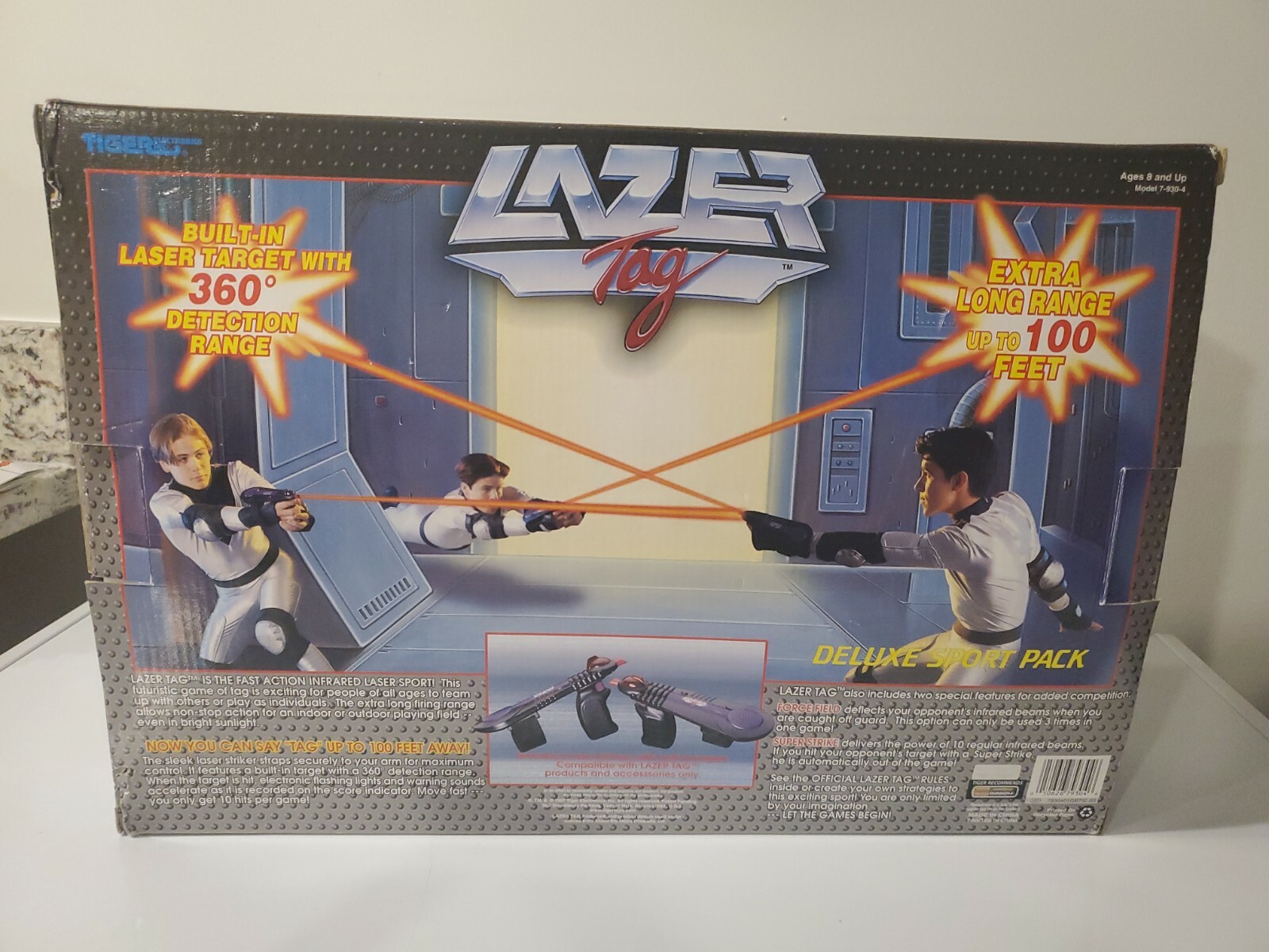 Vintage Lazer Tag Deluxe 6 Guns Tiger Electronics 1997 Works Great ...