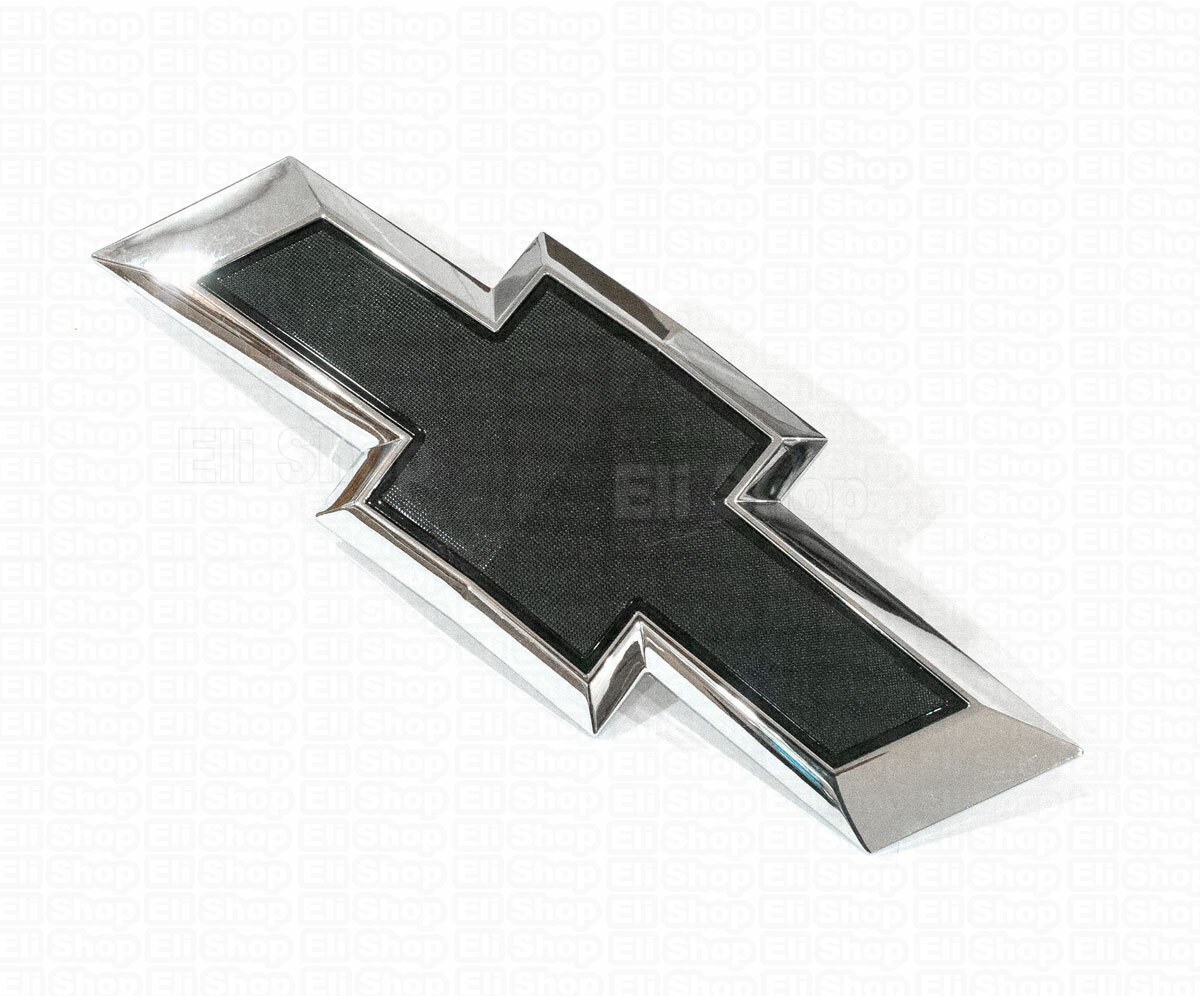 2015-2020 Chevrolet Front Black Chrome Bowtie Emblems fit Tahoe ...