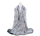 Japanese Bird Print Scarf Shawl Stole Wrap Sarong Cover-up Maxi Big ...