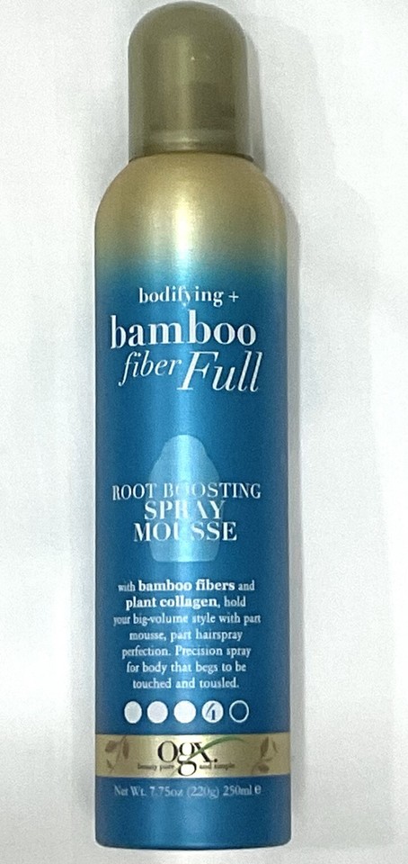OGX Bodifying + Bamboo Fiber Full Root Boosting Spray Mousse Lot of 2 New | eBay
