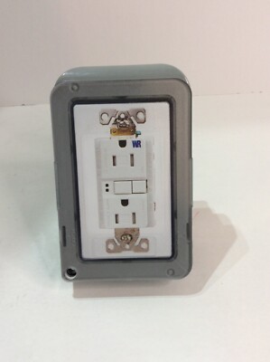 Outlet Protector Cover Outdoor Weatherproof Receptacle Box Spring ...