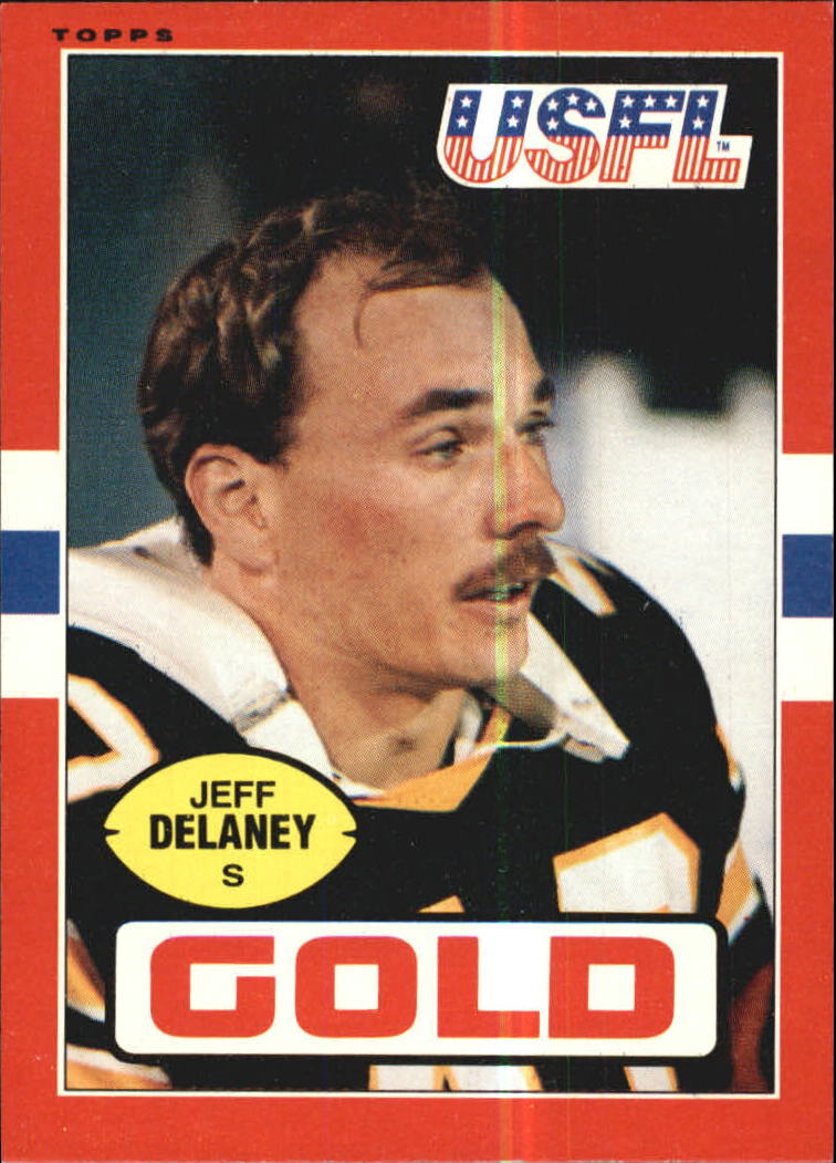 1985 Topps USFL #30 Jeff Delaney | eBay