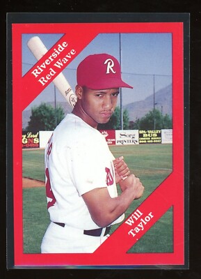 1989 Cal League Cards Riverside Red Wave WILL TAYLOR RC PADRES | eBay