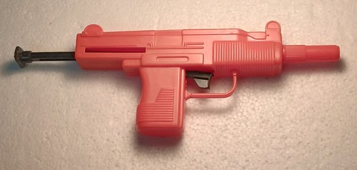 Vintage Orange Toy Gun Orange Uzi Submachine Dime Store Novelty Cosplay ...