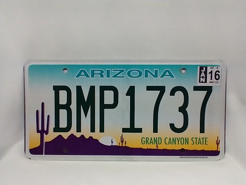 ARIZONA LICENSE PLATE GRAND CANYON STATE DESERT SCENE 🌵 | eBay