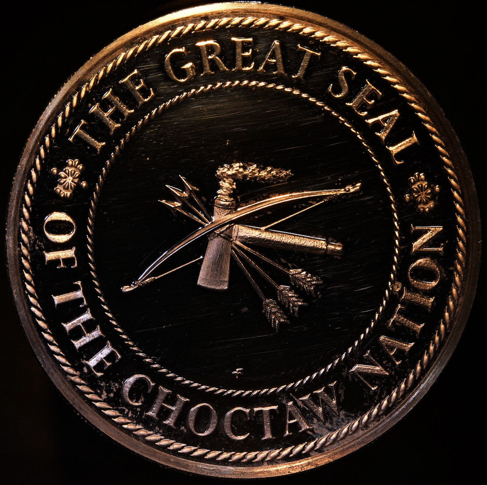 1973 Choctaw Tribe stickball Indian Native Americans 999 Silver round ...