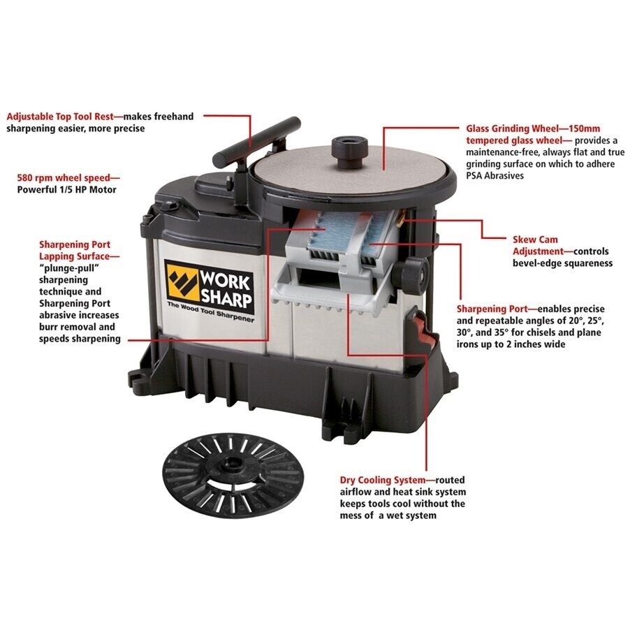 Work Sharp 3000 Wood Tool Sharpener WorkSharp - WS3000 | eBay