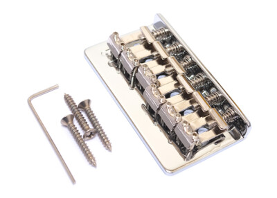 Vintage Hardtail Stratocaster Strat Style Fixed Guitar Bridge • Chrome ...