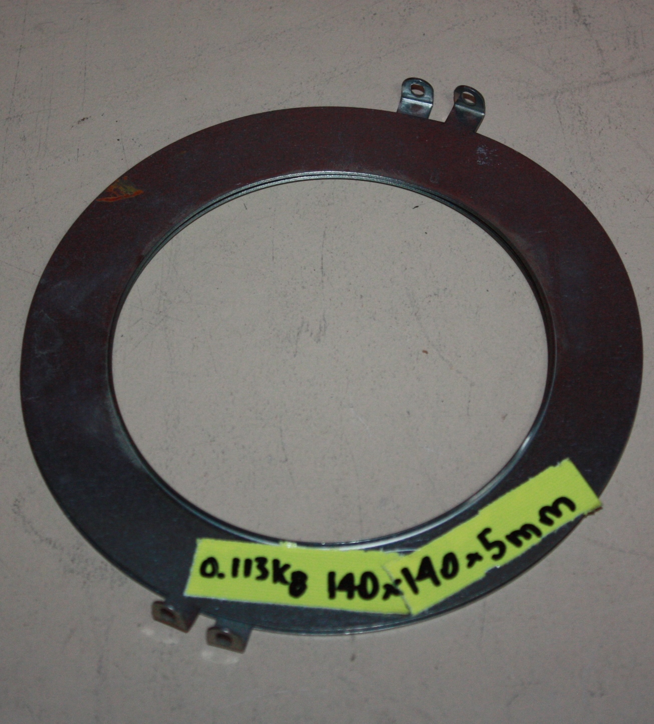 2 x 4" Stainless Magnetic flow magflow meter grounding earth rings id ...