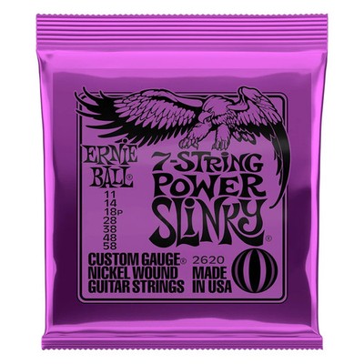 Ernie Ball Power Slinky 7-String 2620 11-58 | eBay UK