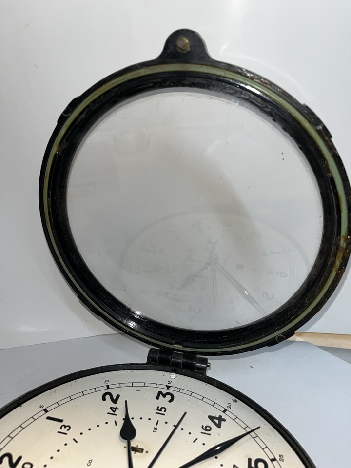 Chelsea Clock Co. Boston US NAVY Ship Clock U.S Government Bakelite ...