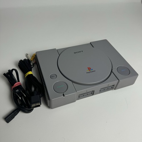 Sony PlayStation 1 PS1 SCPH-7501 Console with AV and Power Cables ...