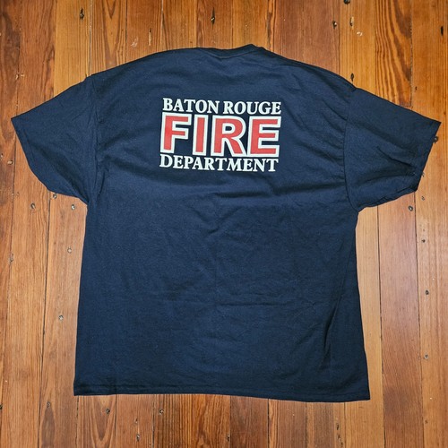 Baton Rouge Louisiana Fire Department BRFD Logo Tshirt 2XL | eBay UK