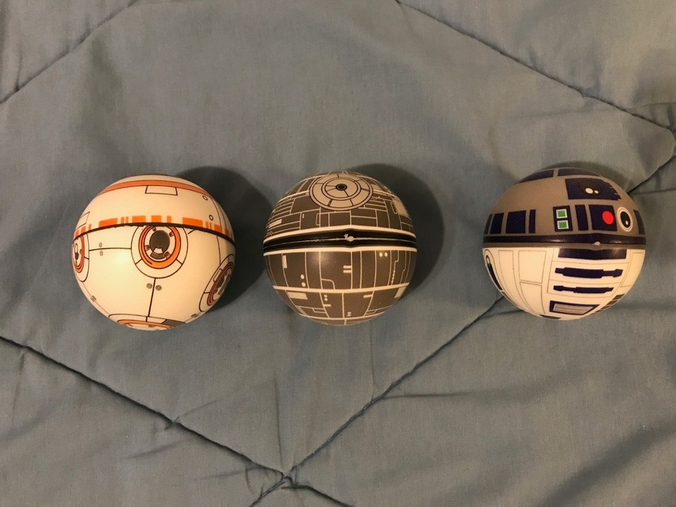 Star Wars Stress Balls R2-D2 BB8 Death Star | eBay
