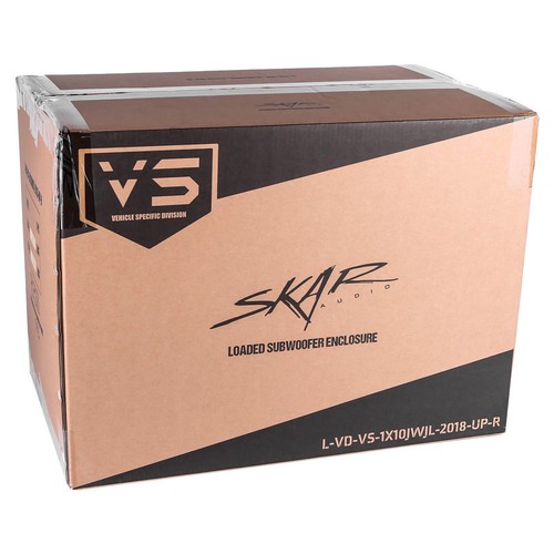 NEW SINGLE 10" 800W LOADED SUB BOX FITS 2018-2025 JEEP WRANGLER JL ...