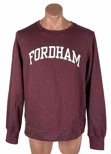 Fordham University Sweater Adult XL Burgundy Sweatshirt Fleece Redshirt ...
