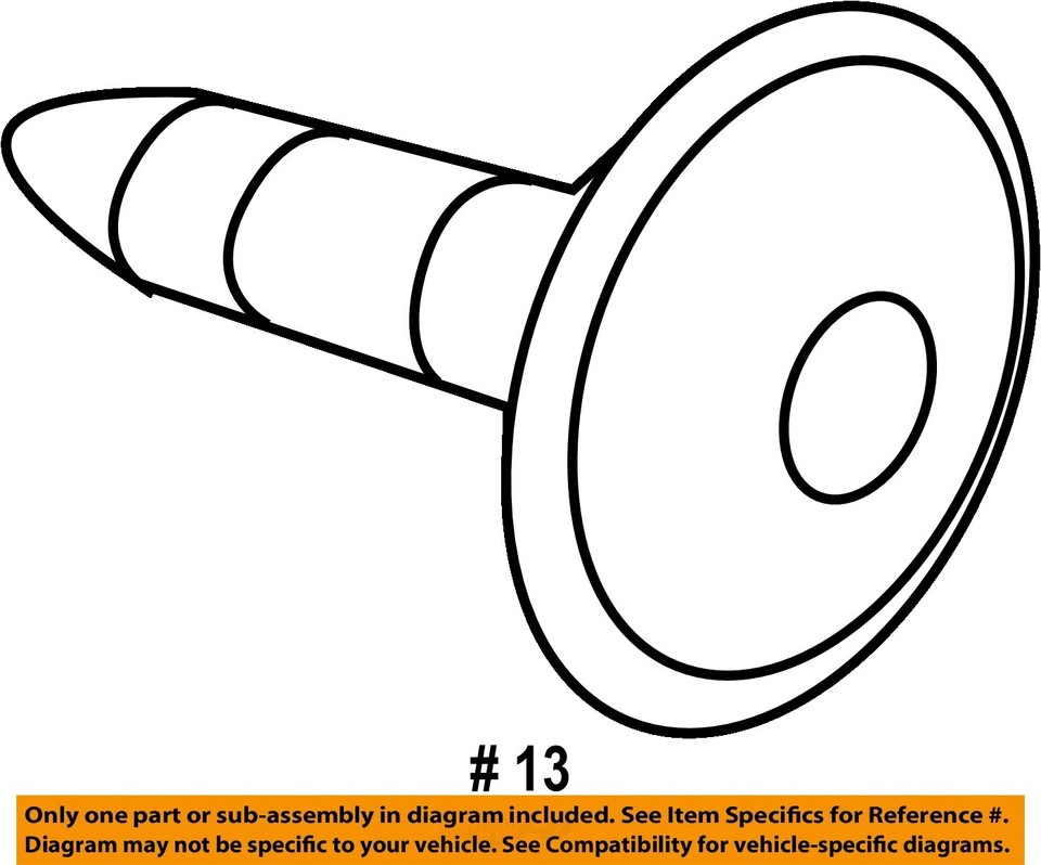 GM OEM 05-19 Montana Pick Up Box Exterior Trim-Edge Molding Bolt ...