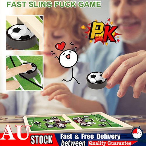 Fast Sling Puck Game Hockey Games Wooden Board Table Toy Family Game ...