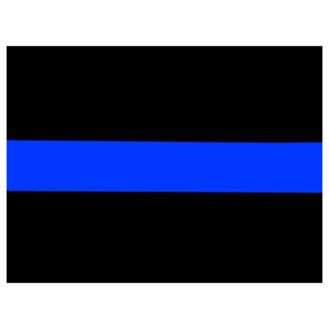 Thin Blue Line Police Officer Vinyl Decal Sticker Car Truck Window Cop ...