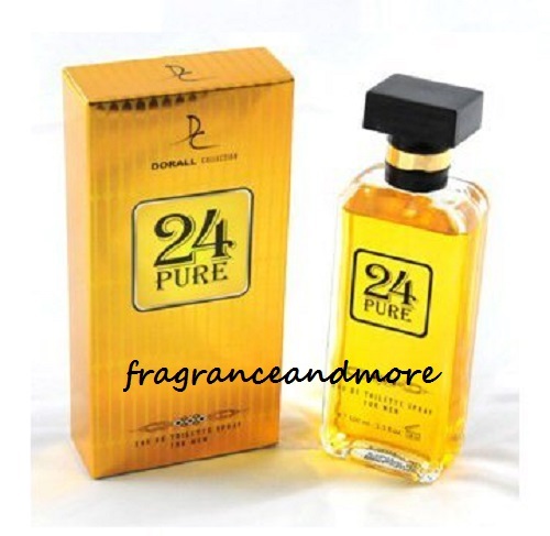 DORALL COLLECTION 24 PURE FOR MEN 3.3 OZ /100 ML EAU DE TOILETTE SPRAY ...