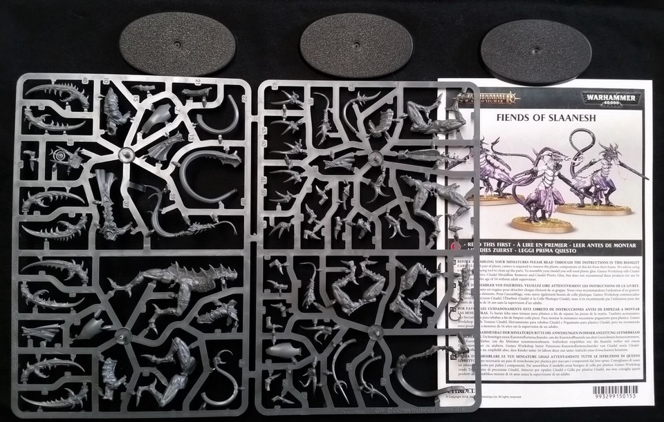 Fiends of Slaanesh Chaos Daemons NO BOX Warhammer 40K Age Sigmar | eBay