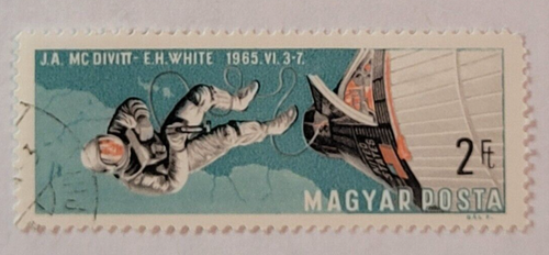 Hungarian Post ~ J.A. McDivitt/E.H. White 1965 VL.3 ~ 2f Postage Stamp ...