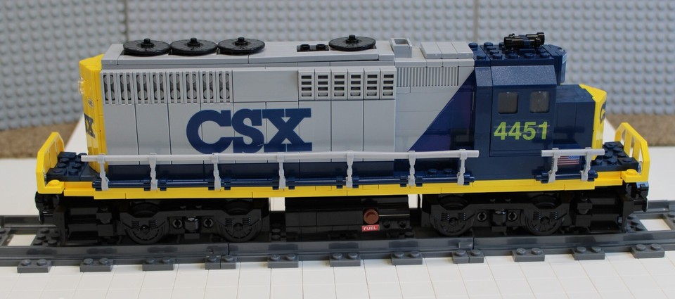 Custom Train CSX GP40 Grey/Dark Blue Version -Engine Read Item ...