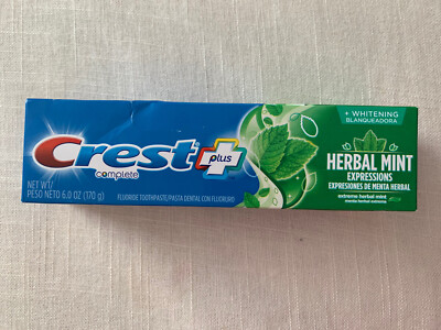 CREST Complete Herbal Mint Expressions Toothpaste EXPIRED 08/22 New ...