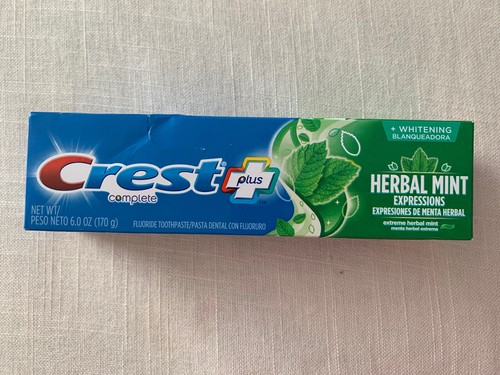CREST Complete Herbal Mint Expressions Toothpaste EXPIRED 08/22 New ...