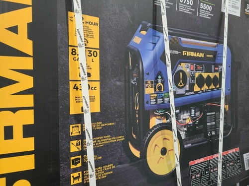 Firman T07571 9400W Peak 7500W Running Tri Fuel (GAS, LPG, NG Portable ...