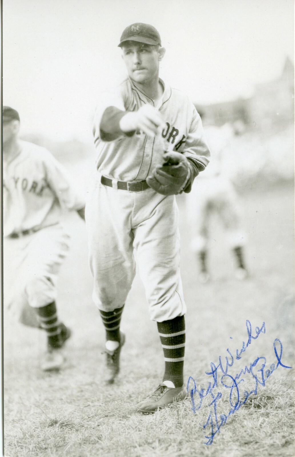 HOMER PEEL St. Louis Cardinals NEW YORK GIANTS Phillies AUTOGRAPHED ...