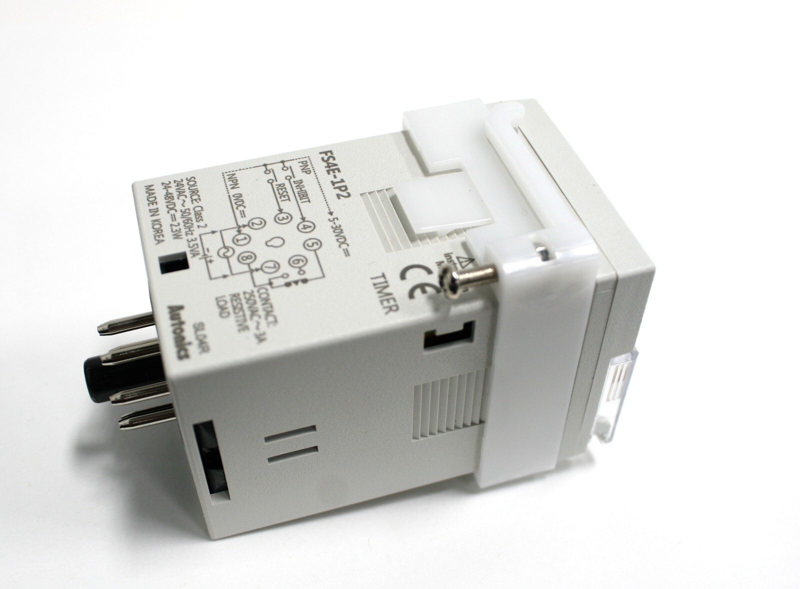 Autonics FS4E-1P2 Digital Timer 1/16 DIN Multi Range Relay Output 24VAC ...