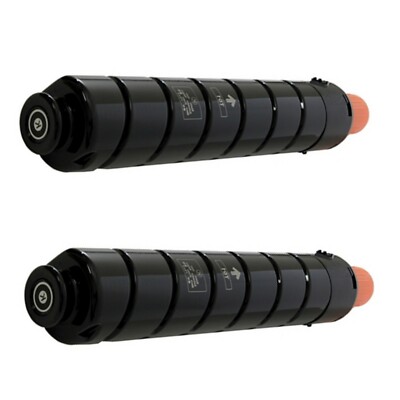 2 Genuine Black Toner Canon imagePRESS C800 C700 C60 T01BK 8066B001 ...