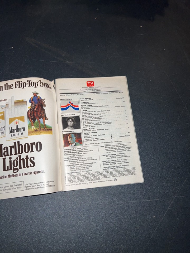 Vintage TV Guide Magazine October 25 1980 Barney Miller Cover | eBay