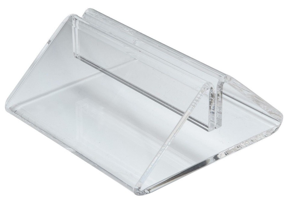 Plastic Menu Holder Tent Type Clear Perspex Card Holder A4 A5 68mm Wide ...